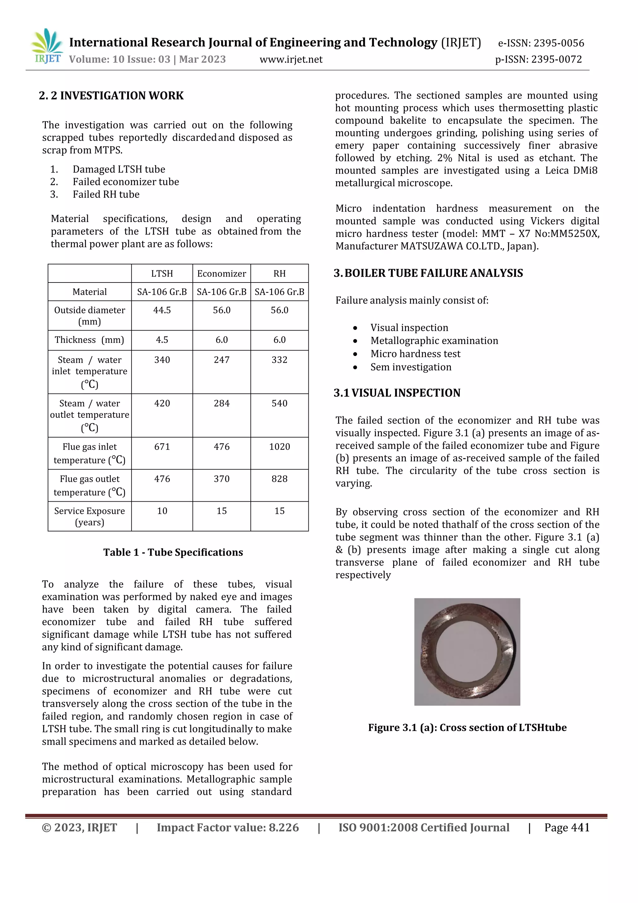 BOILER TUBE FAILURE ANALYSIS IN 210MW POWER PLANT STEAM BOILER | PDF
