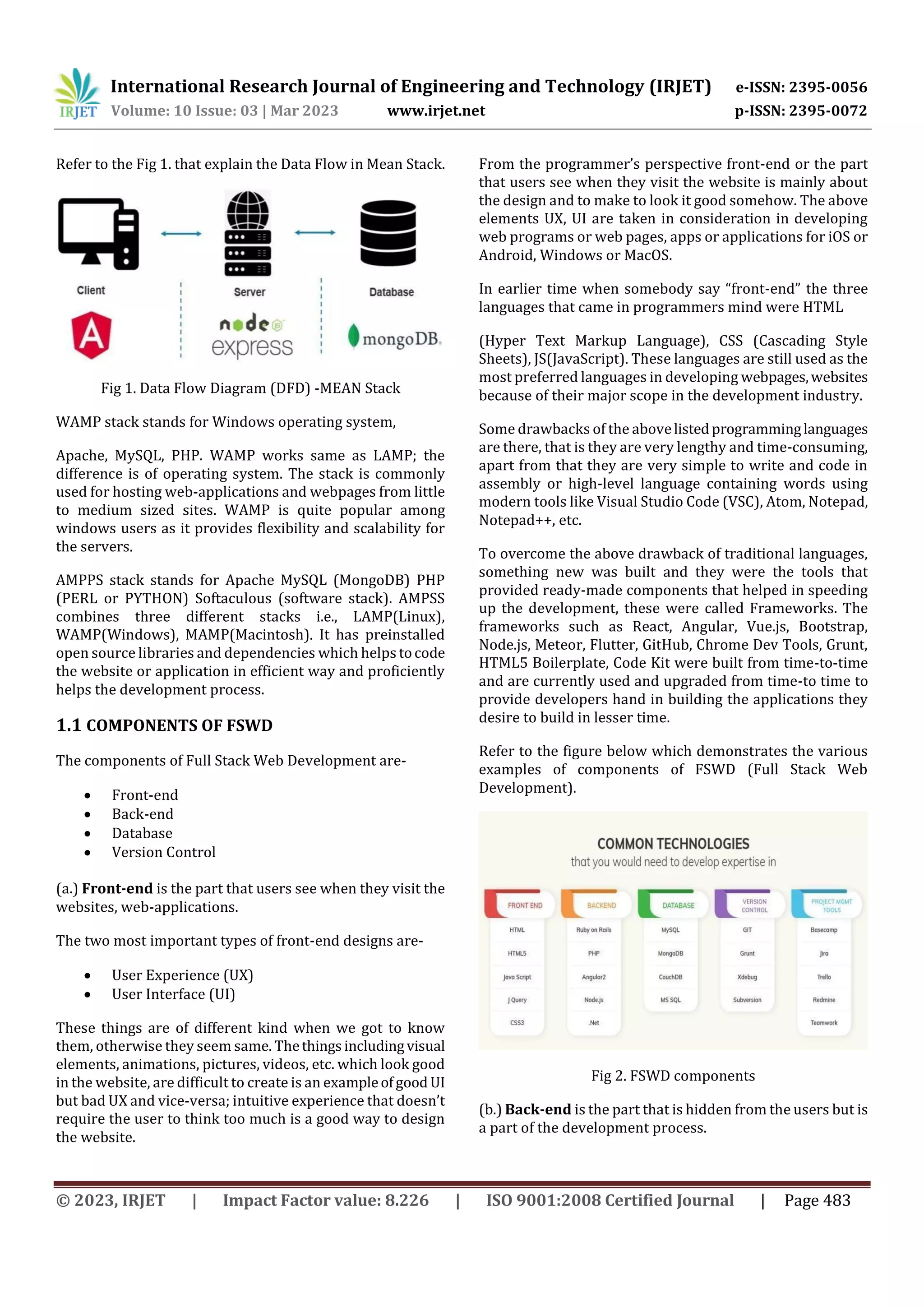 Ease of full Stack Development | PDF | Web Development | Internet