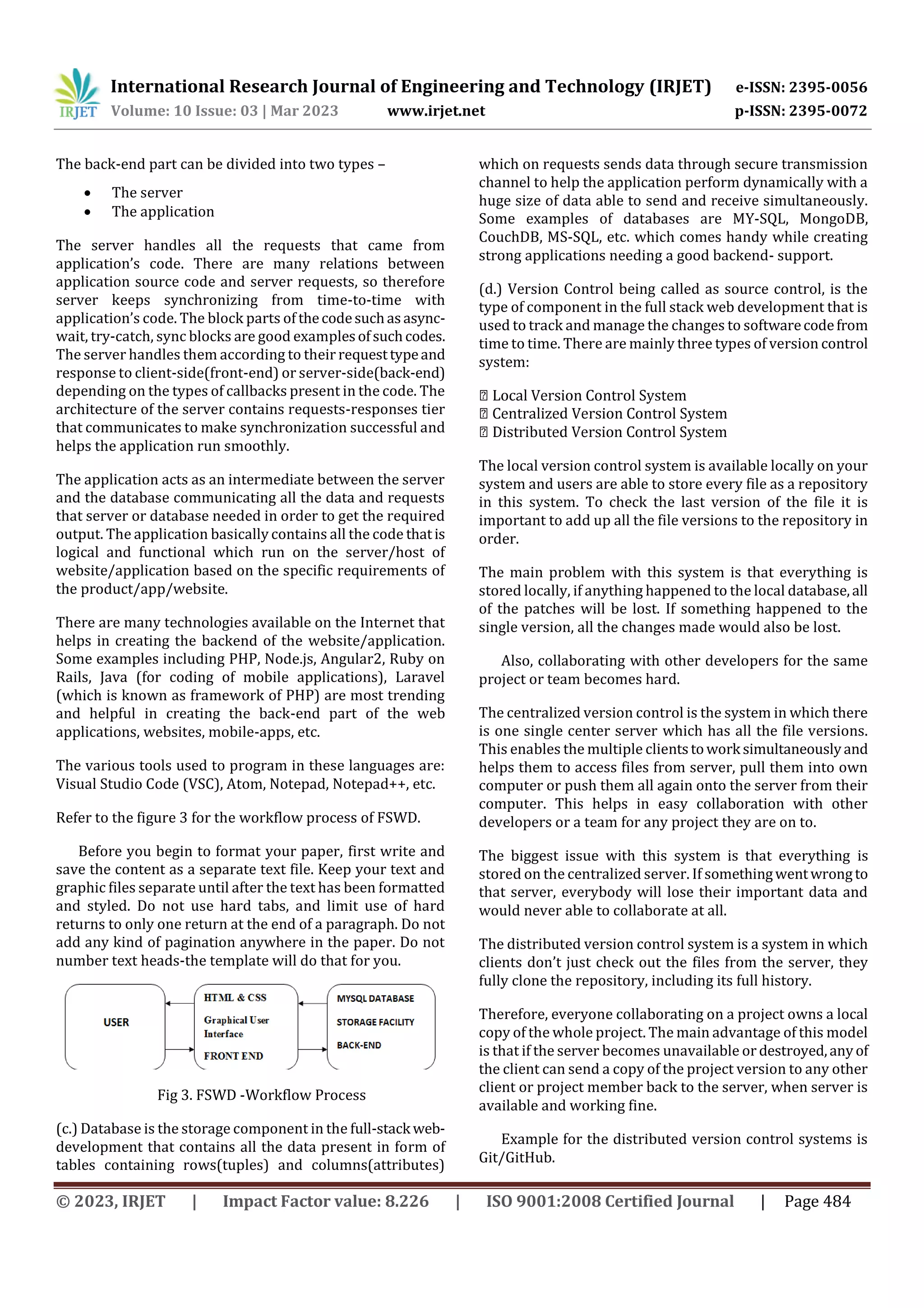 Ease of full Stack Development | PDF
