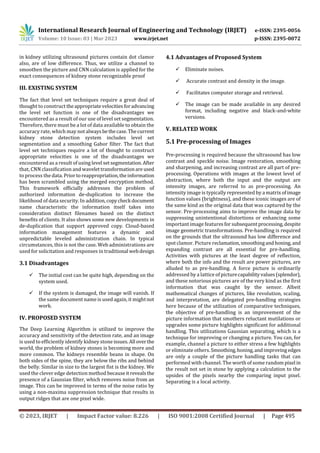 DETECTION OF KIDNEY STONE USING DEEP LEARNING TECHNIQUES | PDF