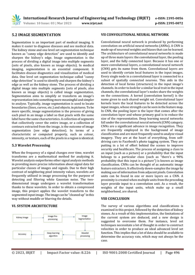 DETECTION OF KIDNEY STONE USING DEEP LEARNING TECHNIQUES | PDF ...