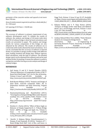 Software Development for Railway Bridge Deck Slab Using IRS Code | PDF