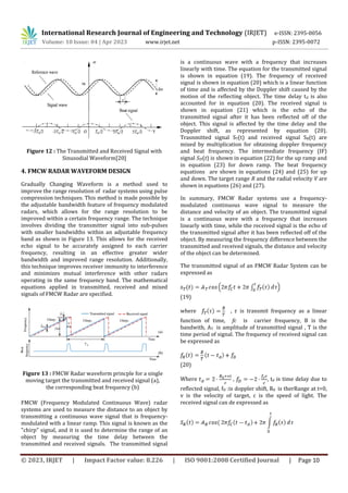 Simulation of Multiple Target Detection with Frequency Modulated Continuous Wave Radar | PDF