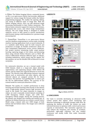 Congestion Control System Using Machine Learning | PDF