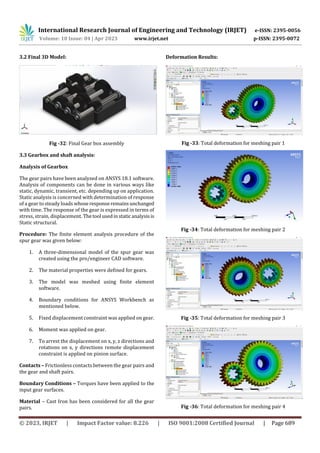 Design and Analysis of an 8-Speed Gear box. | PDF