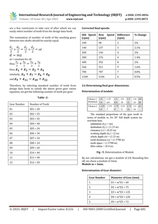 Design and Analysis of an 8-Speed Gear box. | PDF