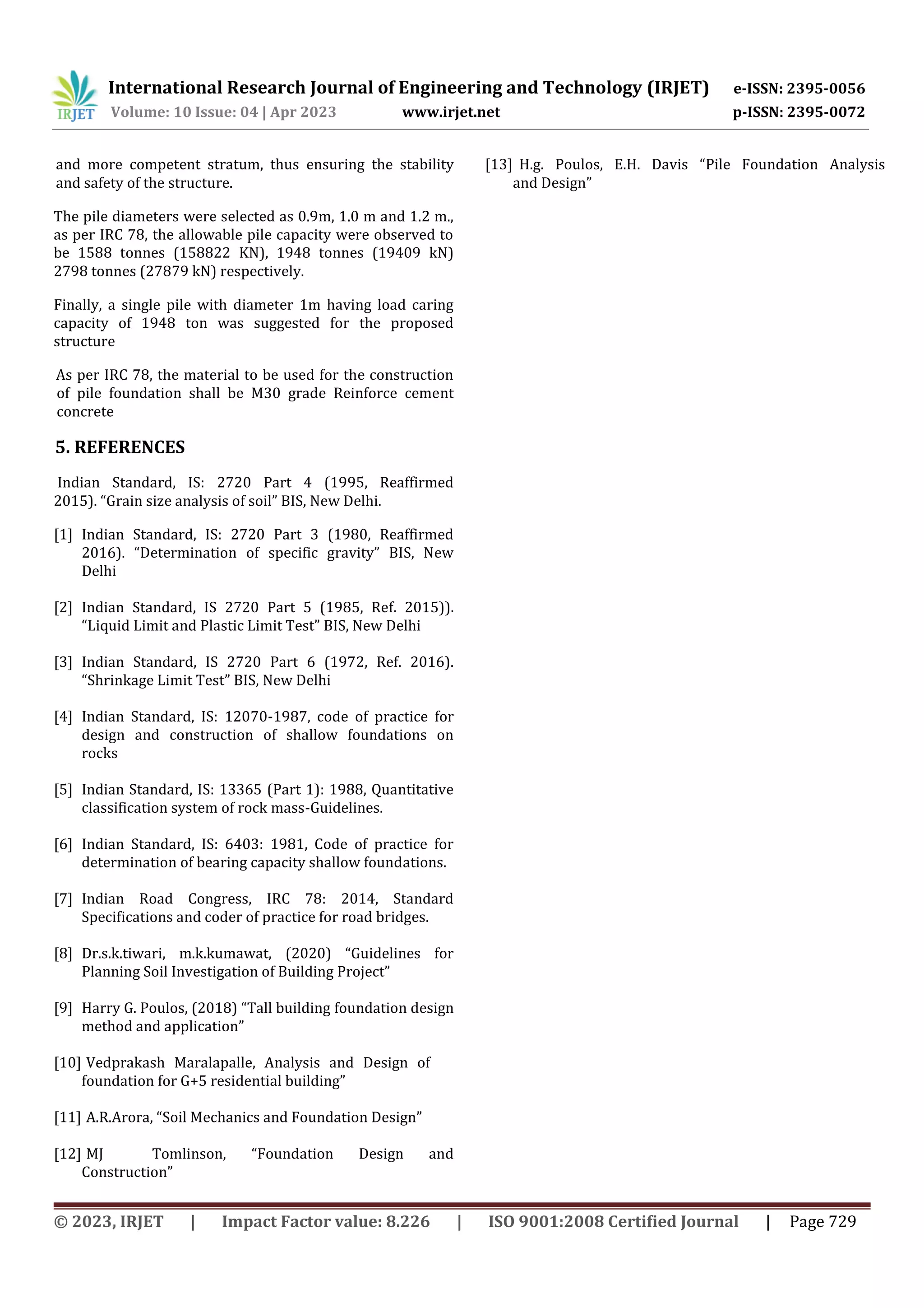 SOIL EXPLORATION AND GEOTECHNICAL DESIGN OF A FOUNDATION | PDF