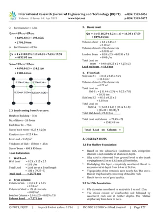 SOIL EXPLORATION AND GEOTECHNICAL DESIGN OF A FOUNDATION | PDF