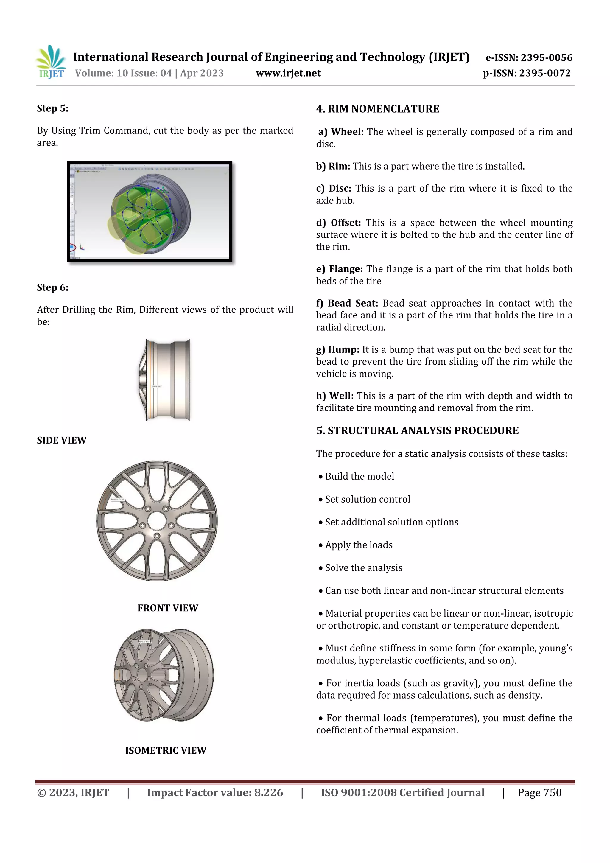 FEA ANALYSIS OF CAR RIM | PDF