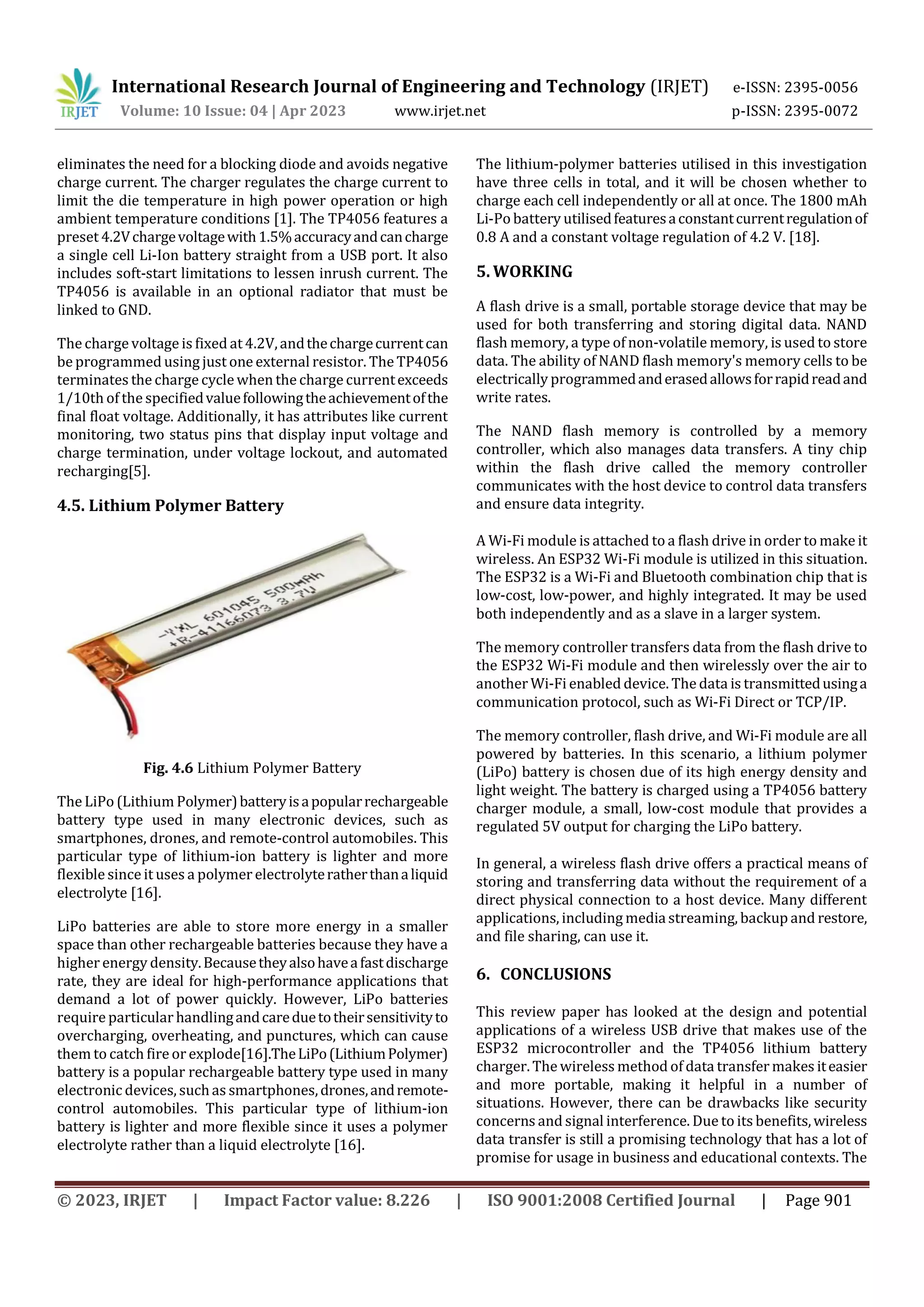 Design of Microcontroller based Wireless Pendrive | PDF