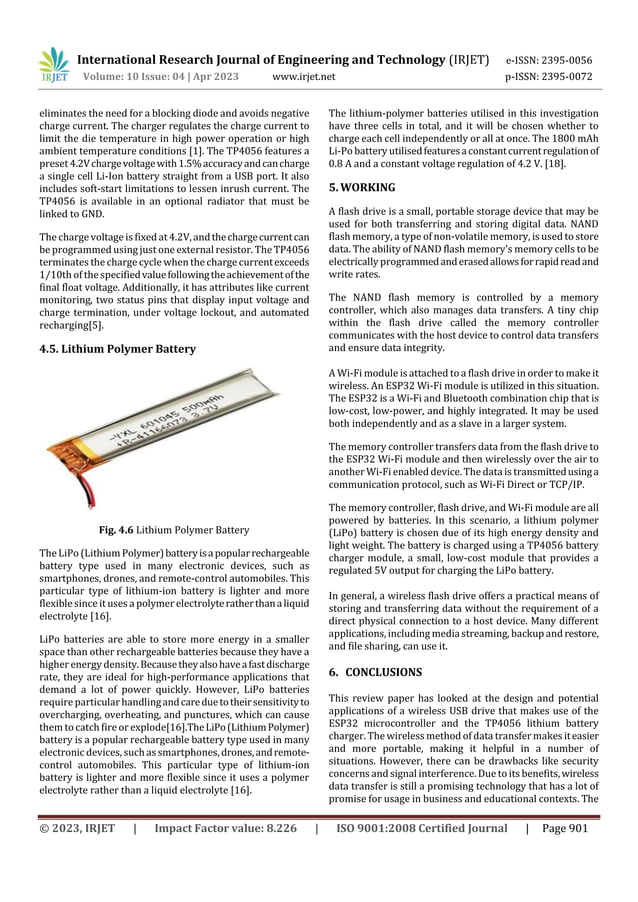Design of Microcontroller based Wireless Pendrive | PDF