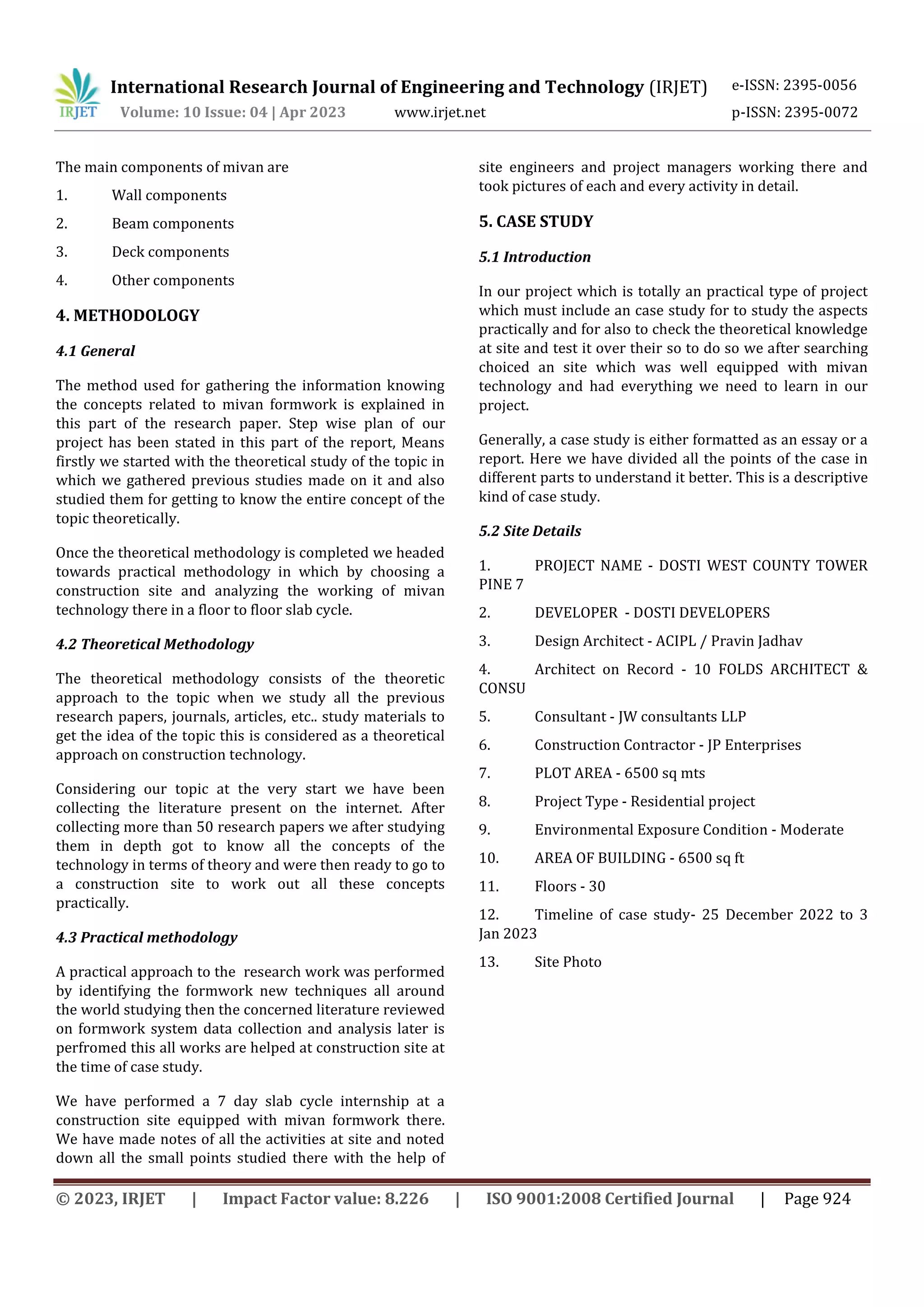 Mivan Formwork in Construction | PDF