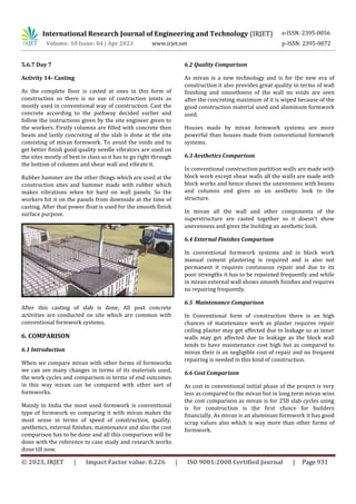 Mivan Formwork in Construction | PDF