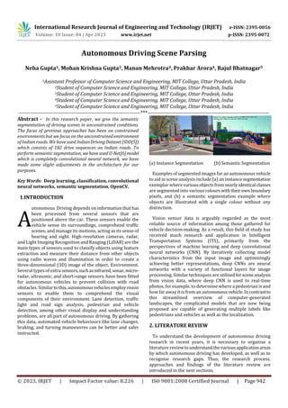 Autonomous Driving Scene Parsing | PDF | Cameras and Camcorders | Consumer Electronics