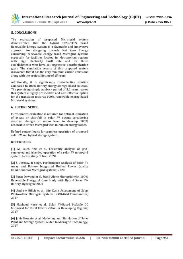 Renewable Energy Driven Optimized Microgrid System: A Case Study with Hybrid Solar PV- Battery ...