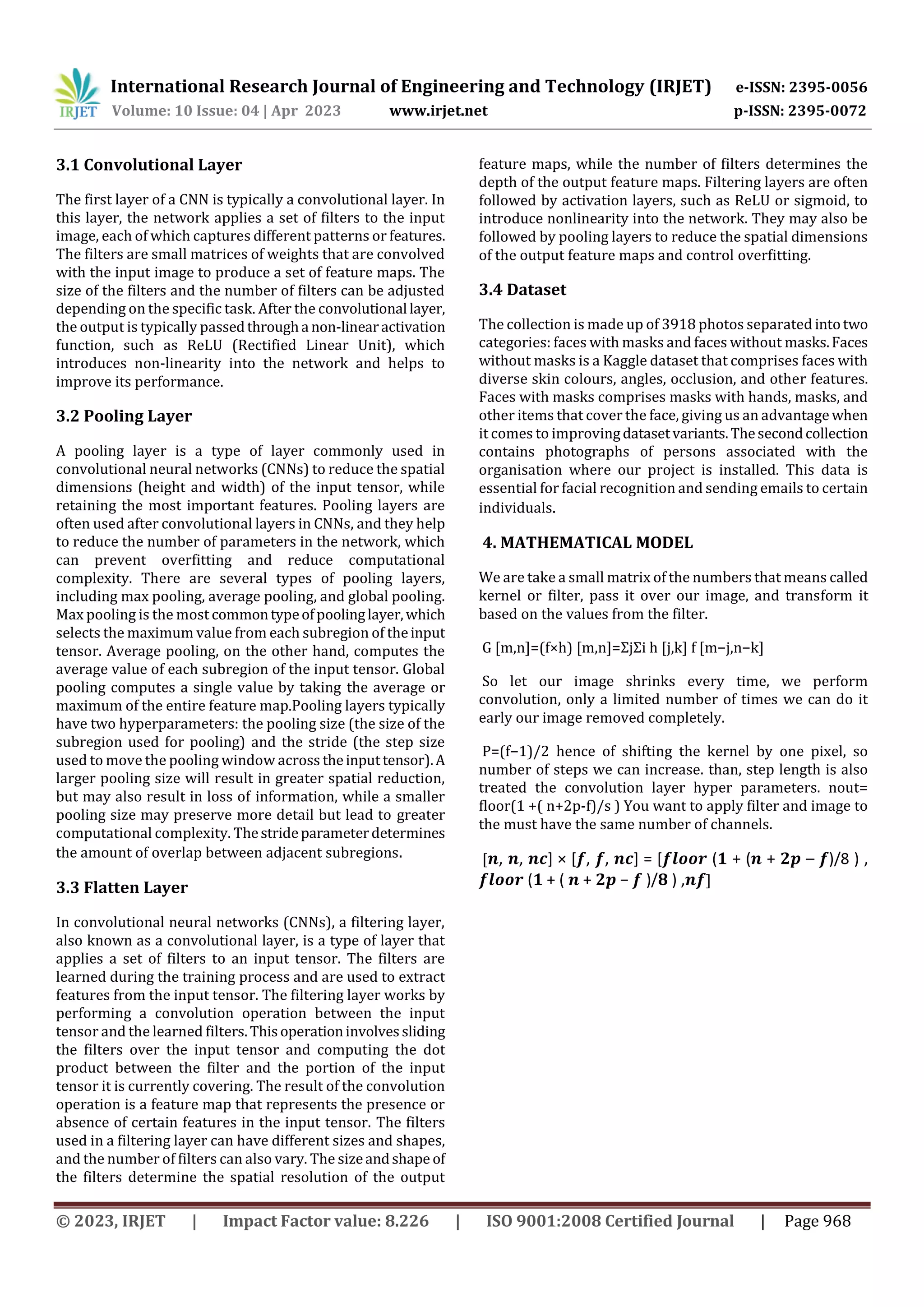 Face Mask Detection System Using Artificial Intelligence | PDF