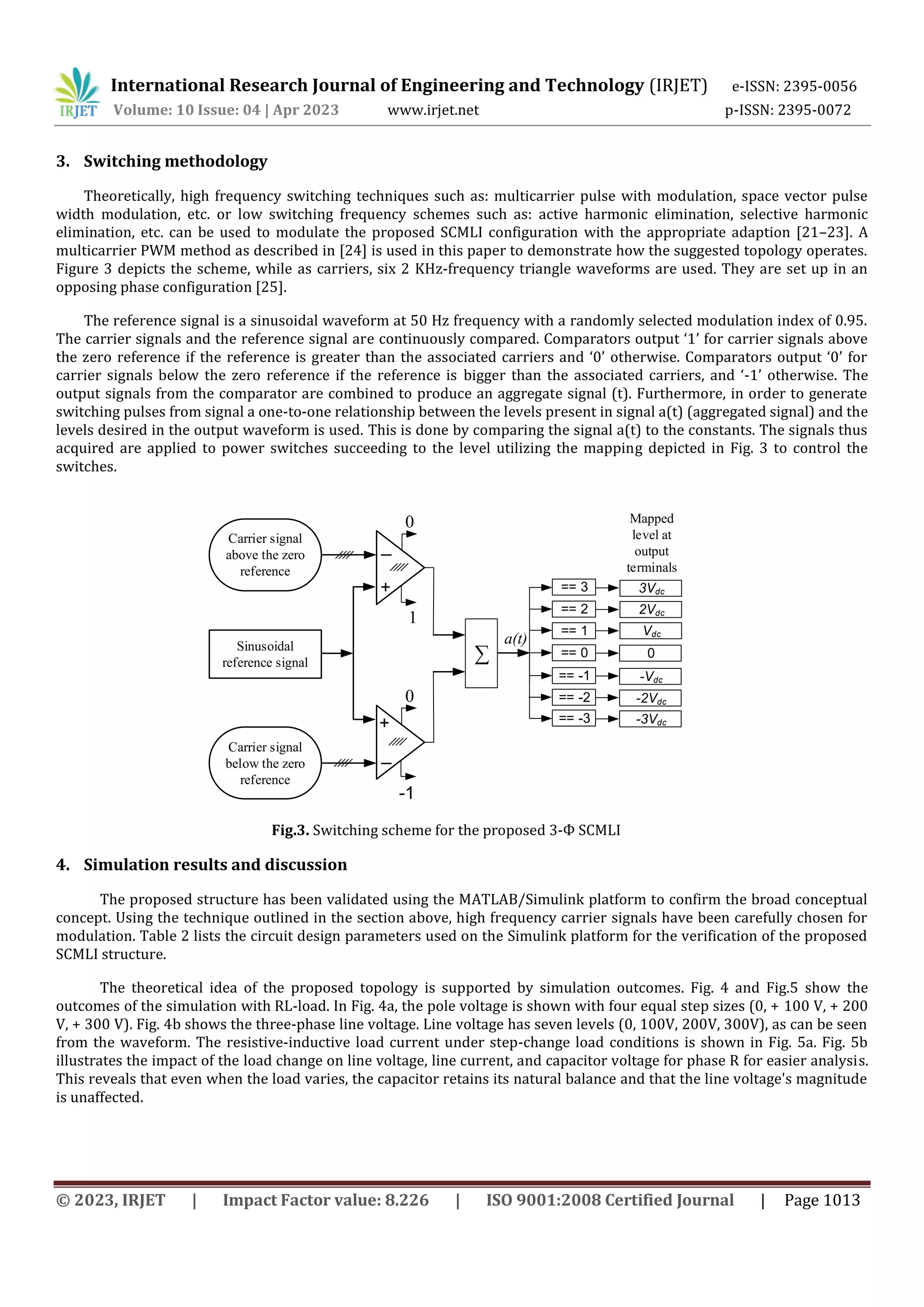Three Phase Seven-level Triple Voltage Booster Switched-Capacitors based Multilevel Inverter ...
