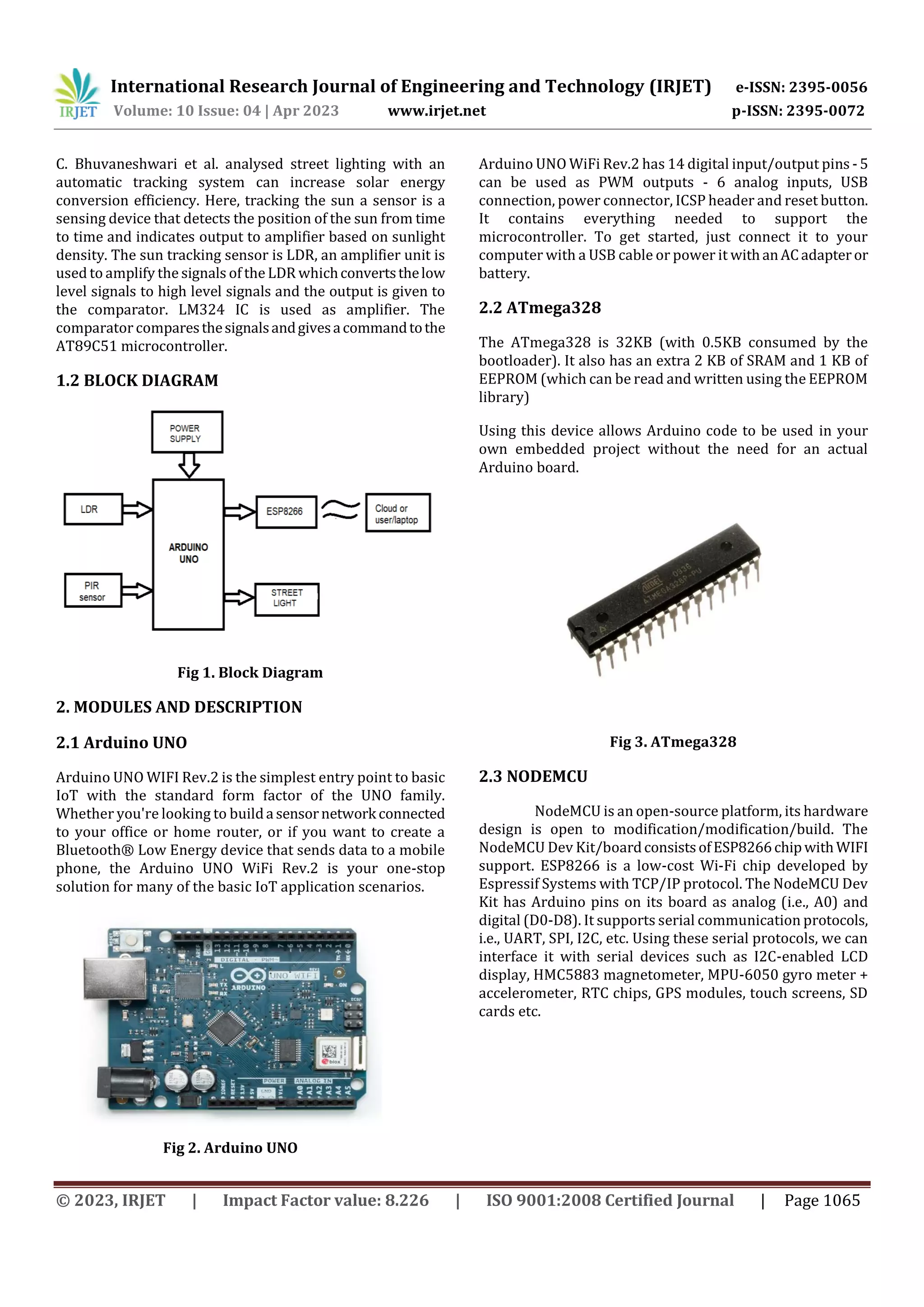SMART STREET LIGHTING Using IOT | PDF | Home & Garden