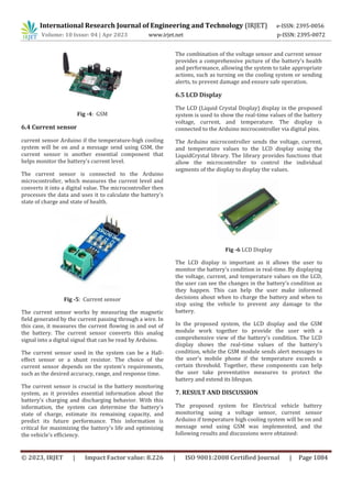 EV Battery Monitoring System using GSM | PDF