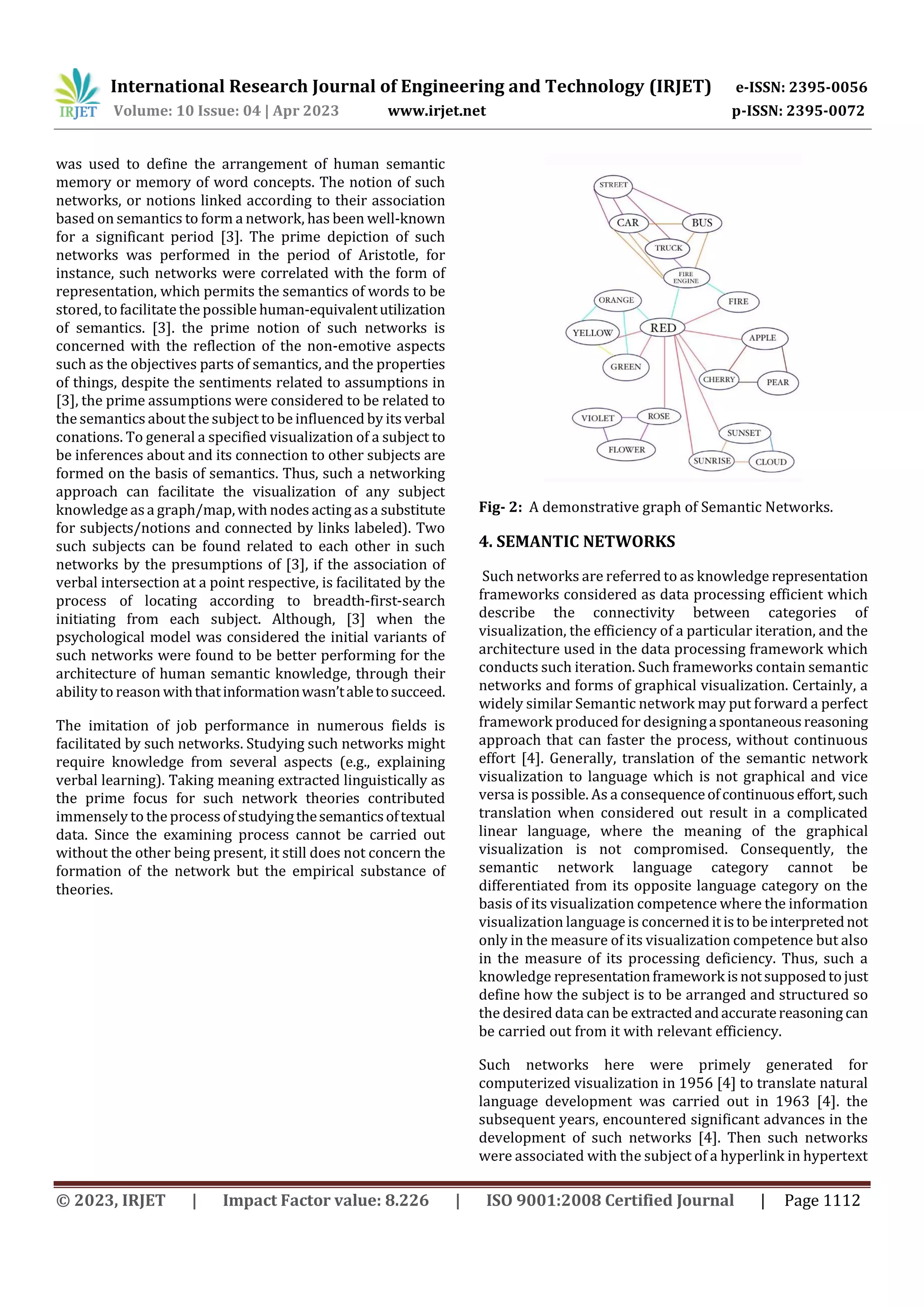 SEMANTIC NETWORKS IN AI | PDF