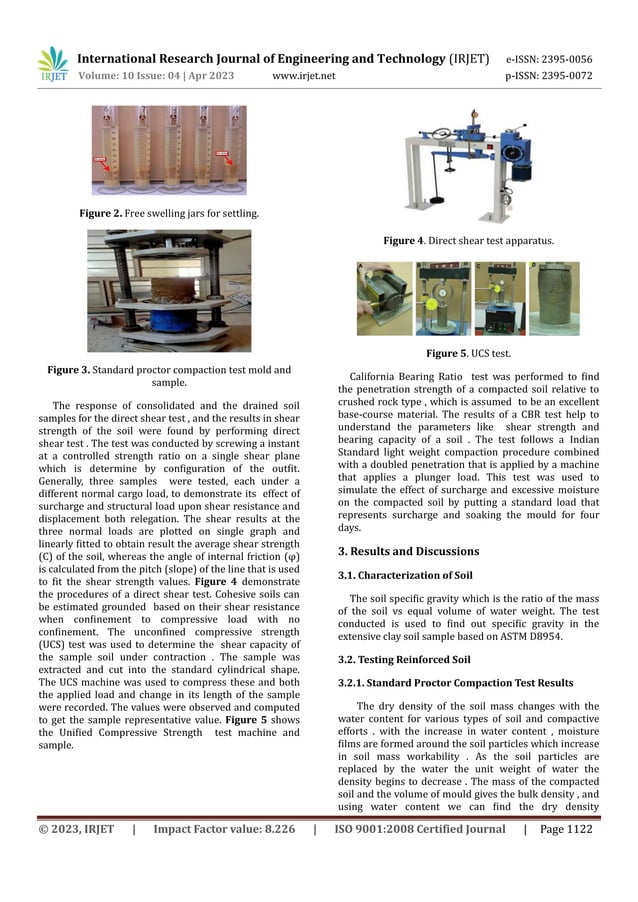 “STABILAZATION OF SOIL USING PLASTIC WASTE GENERATED FROM PLASTIC BAGS ...