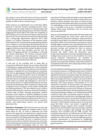 Indian Sign Language Recognition using Vision Transformer based Convolutional Neural Network | PDF