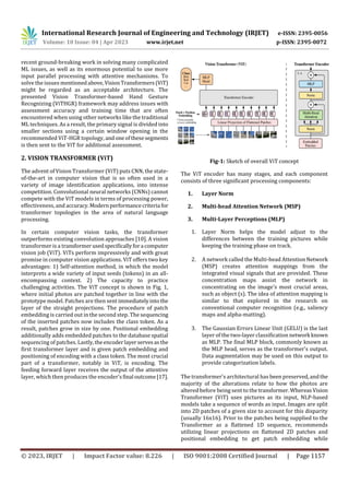 Indian Sign Language Recognition using Vision Transformer based Convolutional Neural Network | PDF