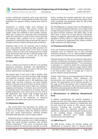 Metal Additive Manufacturing: Processes, Applications in Aerospace, and ...