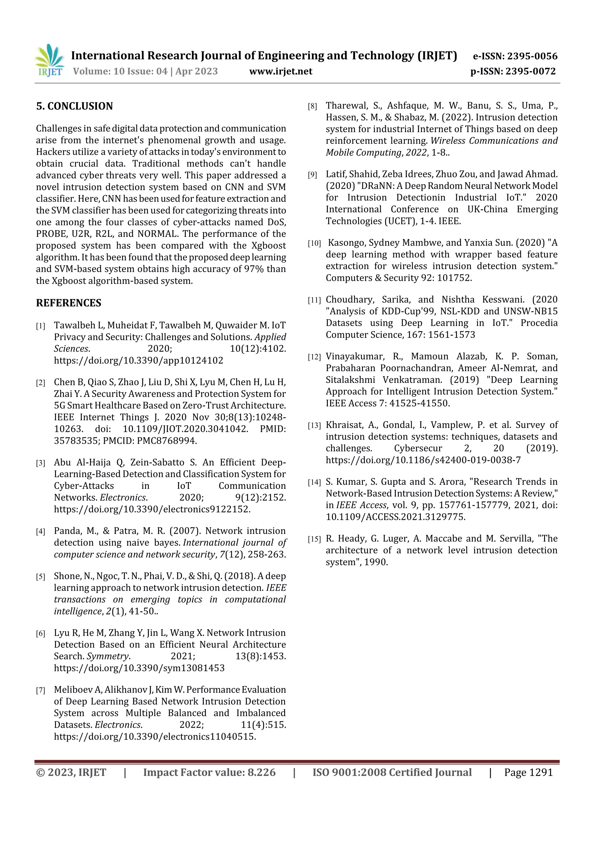 Application of neural network and PSO-SVM in intrusion detection of network | PDF | Information ...