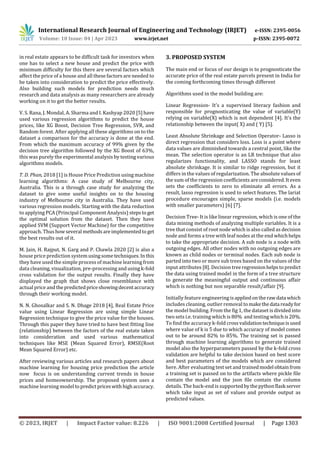 House Price Prediction Using Machine Learning | PDF