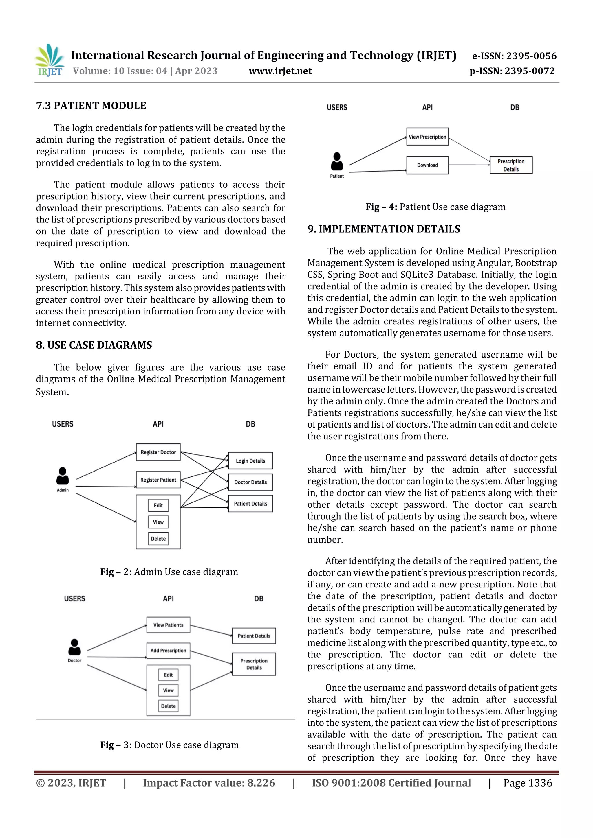 Online Medical Prescription Management System | PDF