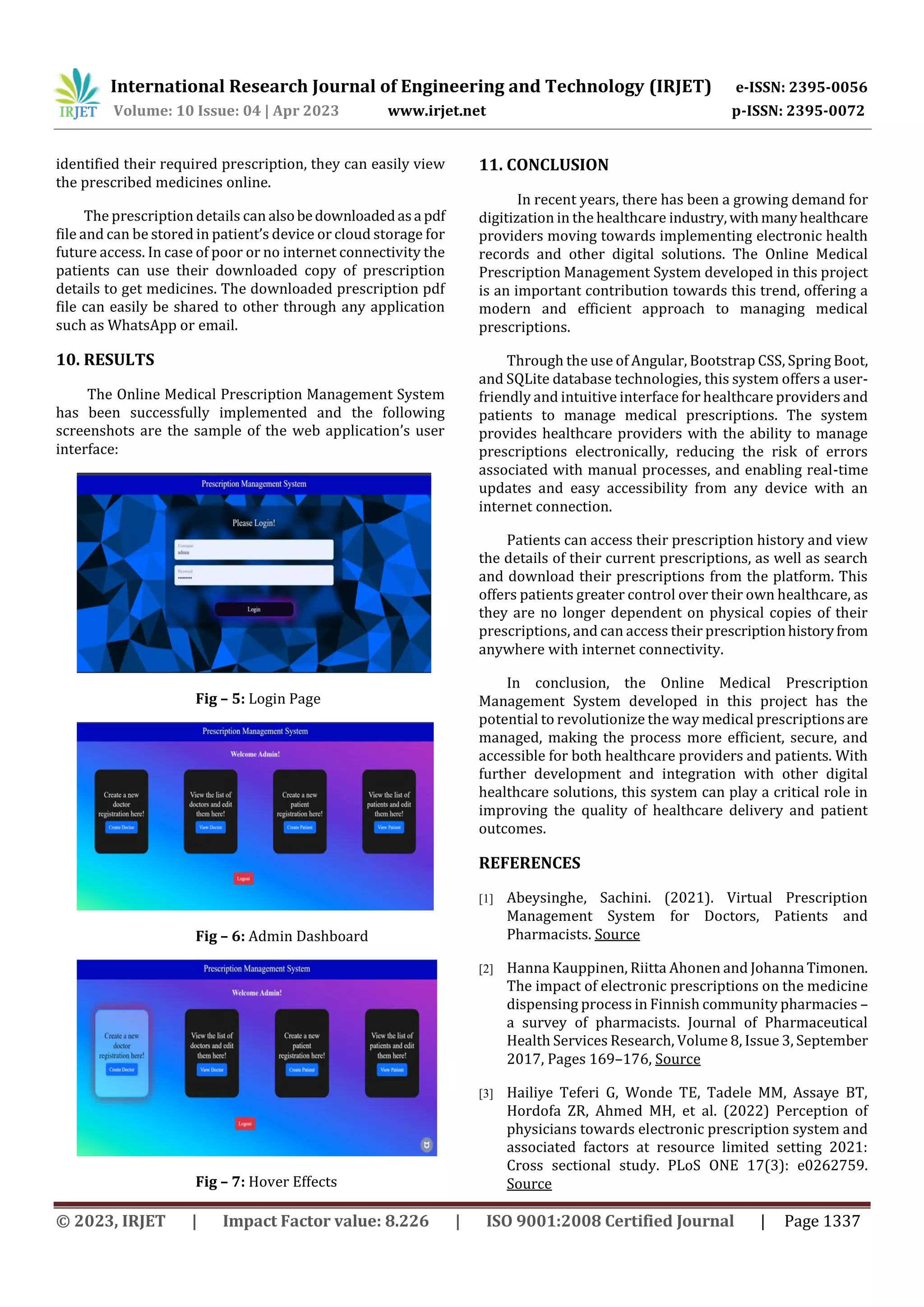 Online Medical Prescription Management System | PDF