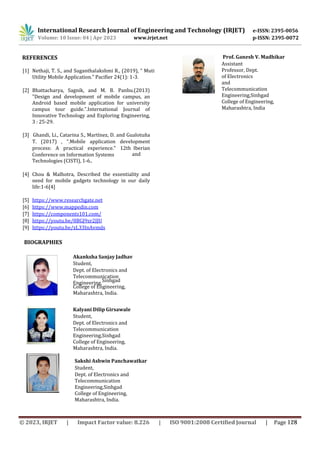 AN ANDROID APPLICATION FOR CAMPUS INFORMATION SYSTEM | PDF