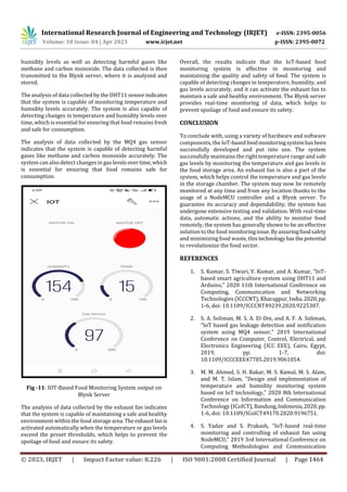 IoT-Based Food Tracking and Management System Employing NodeMCU and the ...