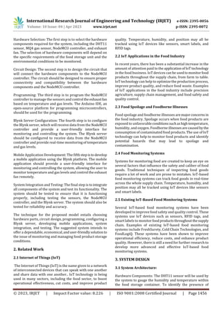 IoT-Based Food Tracking and Management System Employing NodeMCU and the ...
