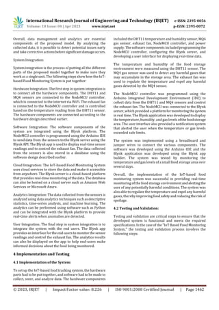 IoT-Based Food Tracking and Management System Employing NodeMCU and the ...