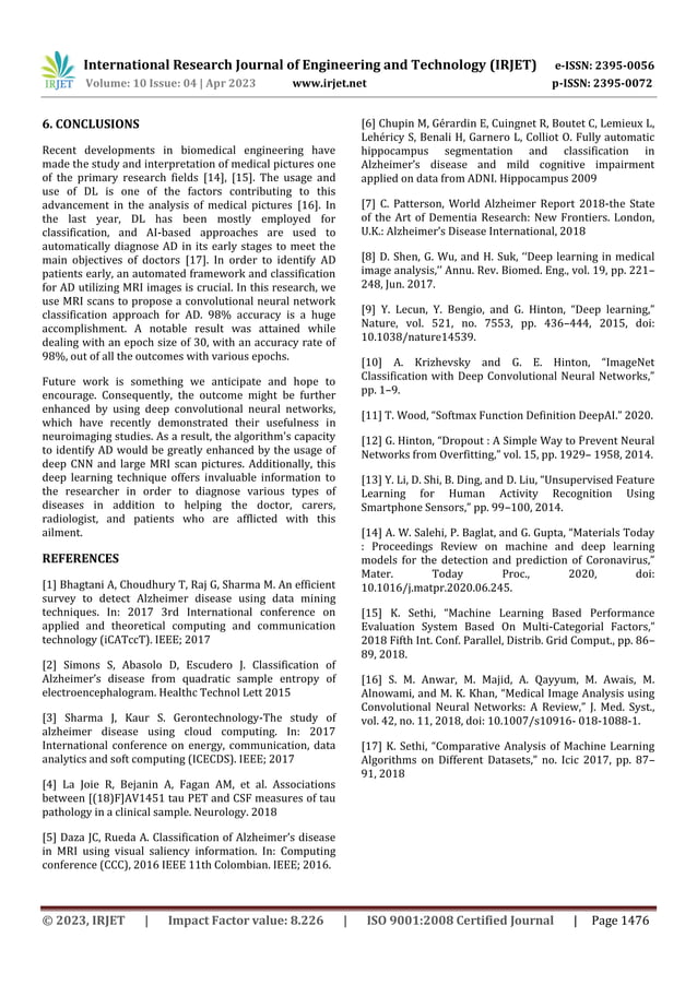 Alzheimer Detection System | PDF