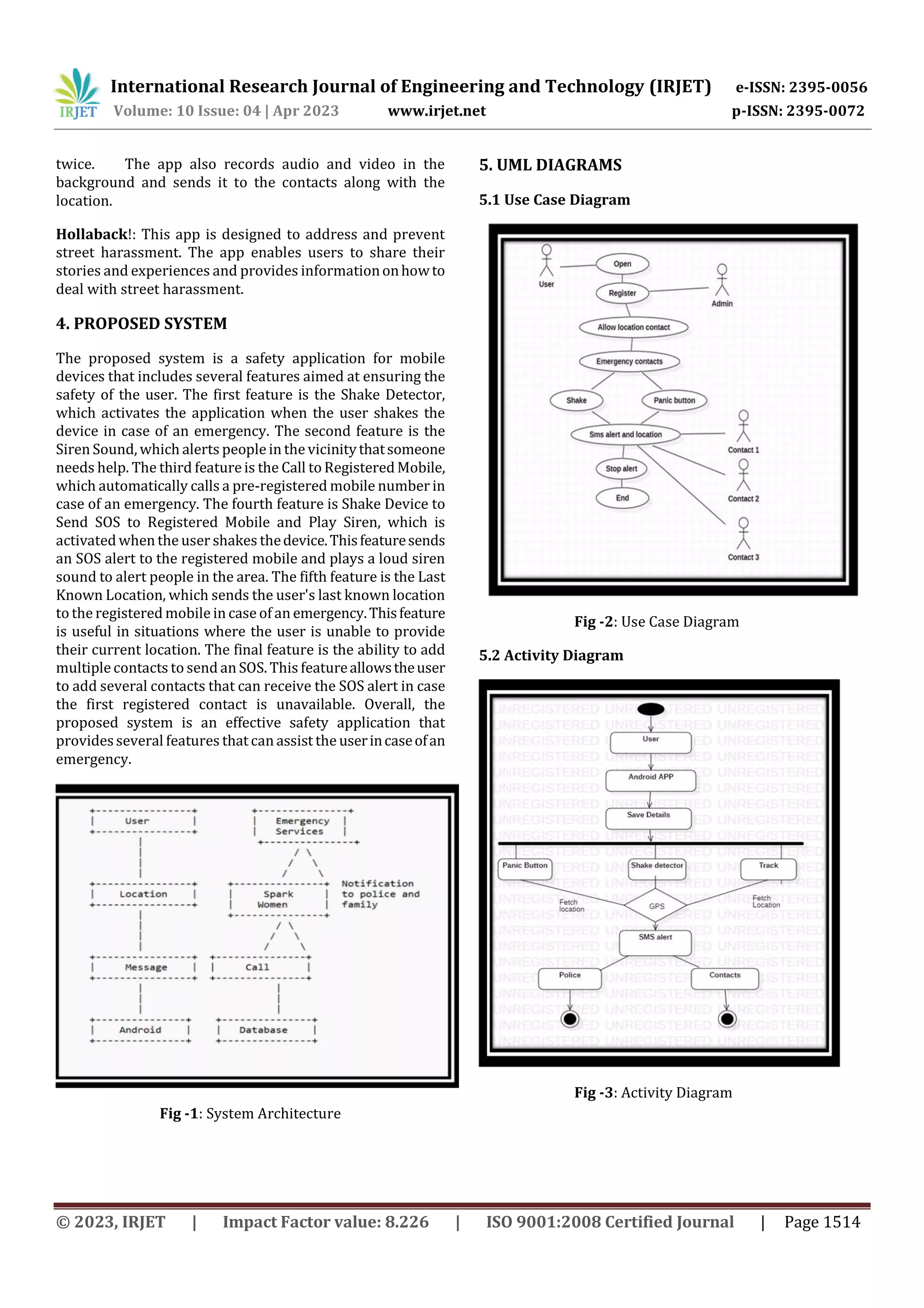Women Safety Application Android Project | PDF