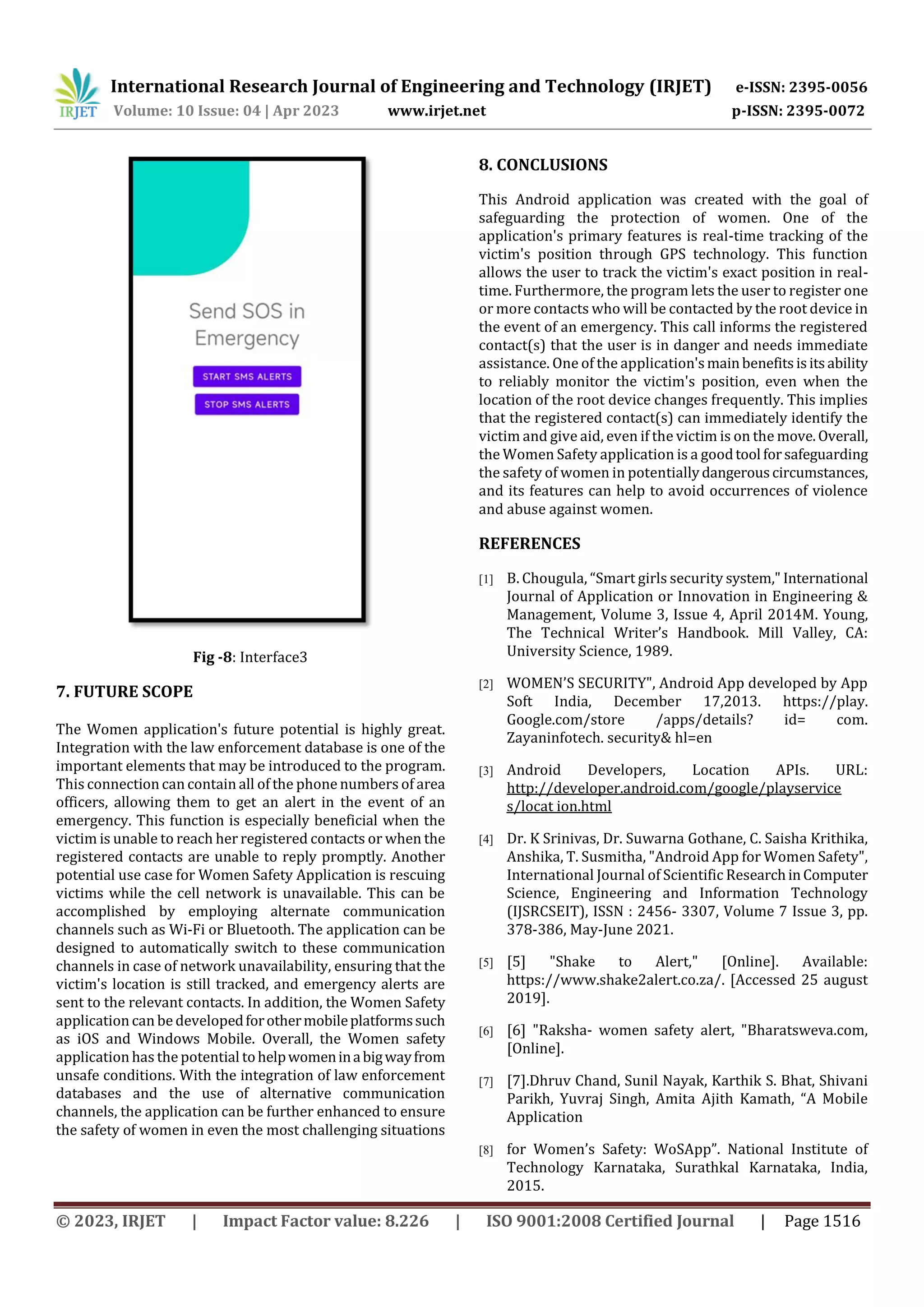 Women Safety Application Android Project | PDF