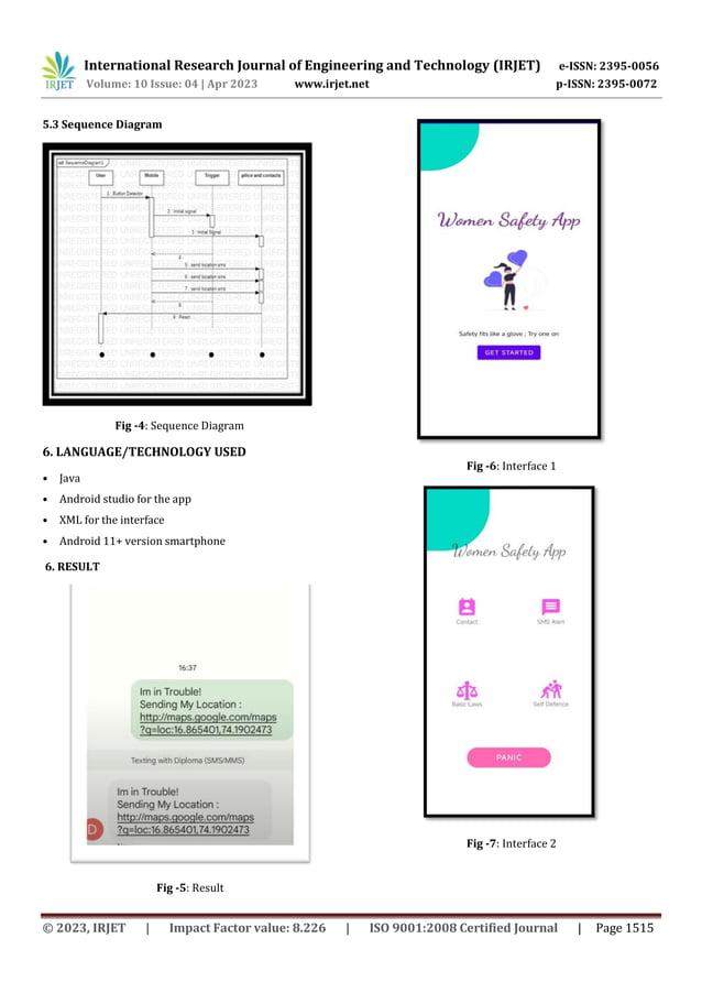 Women Safety Application Android Project | PDF