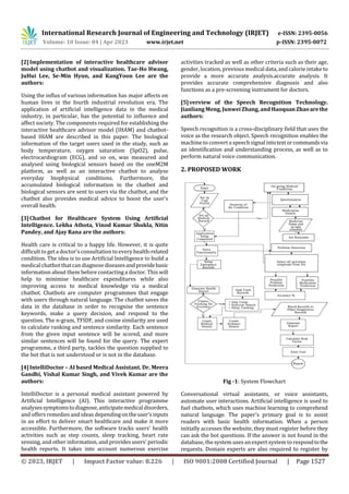 VOICE RECOGNITION BASED MEDI ASSISTANT | PDF