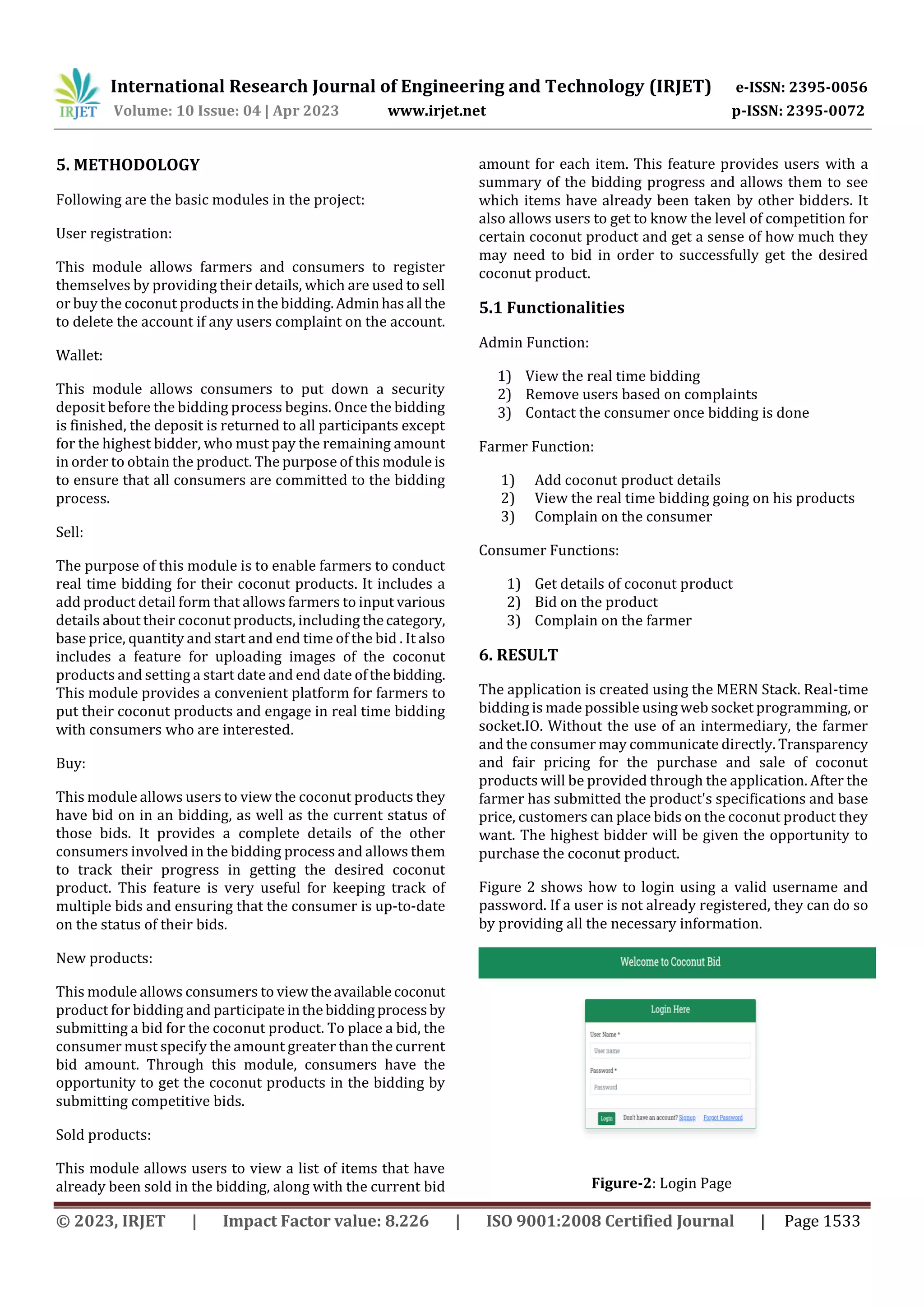 Coconut Bidding Application | PDF