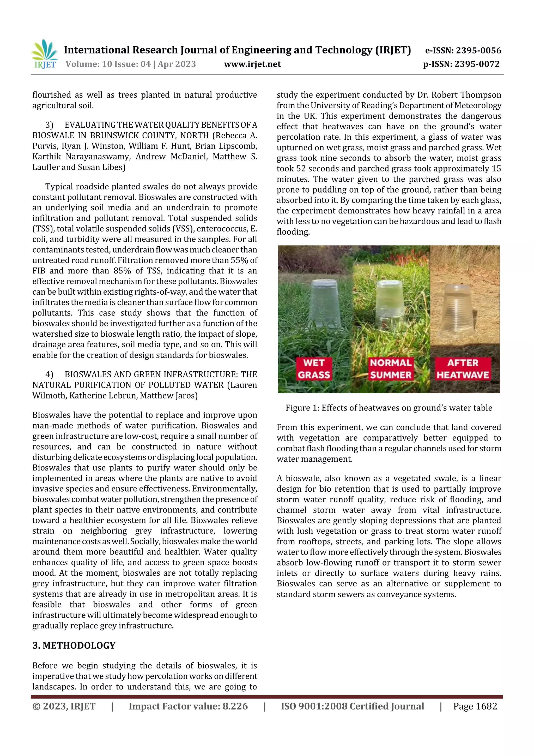 Bioswales: Green Alternative for Storm Water Management & Flash ...