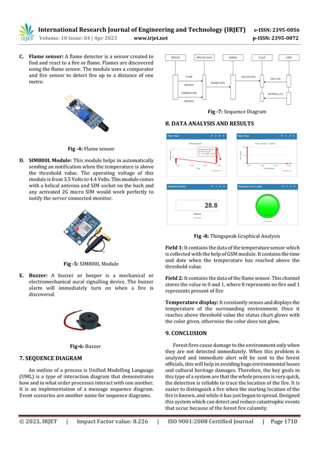Earlier Detection of Forest Fire Using IoT | PDF