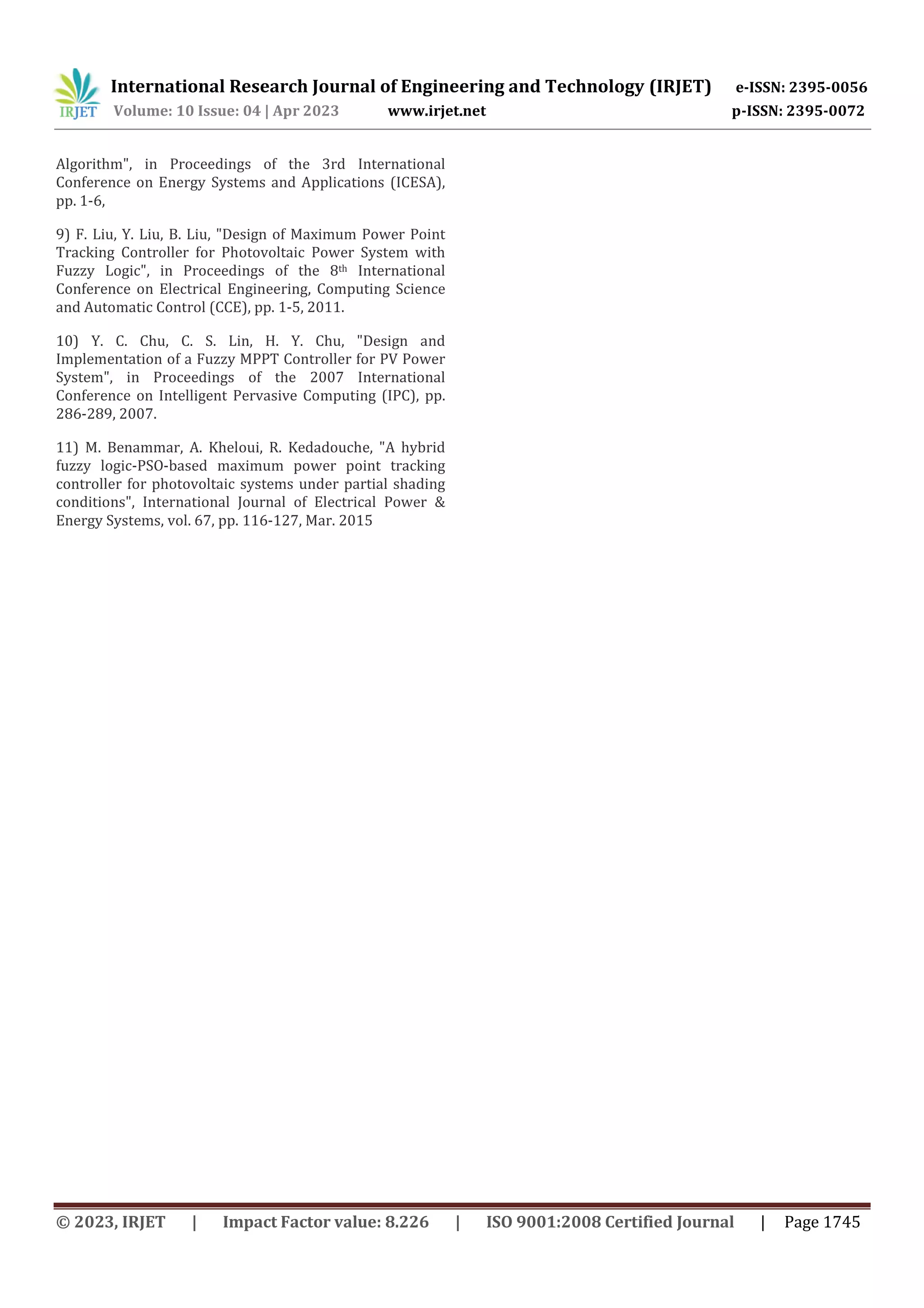 Modeling Of Solar System With Mppt Based Inverter Synchronization With Grid In Simulation Pdf 7774