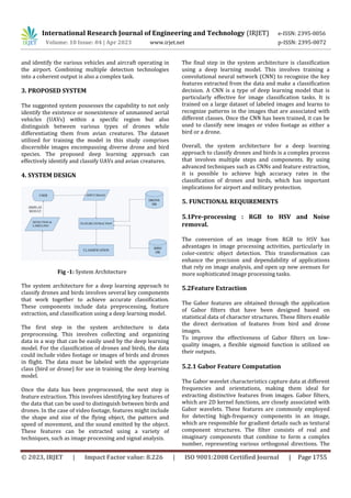 A DEEP LEARNING APPROACH TO CLASSIFY DRONES AND BIRDS | PDF | Aviation Industry | Industries