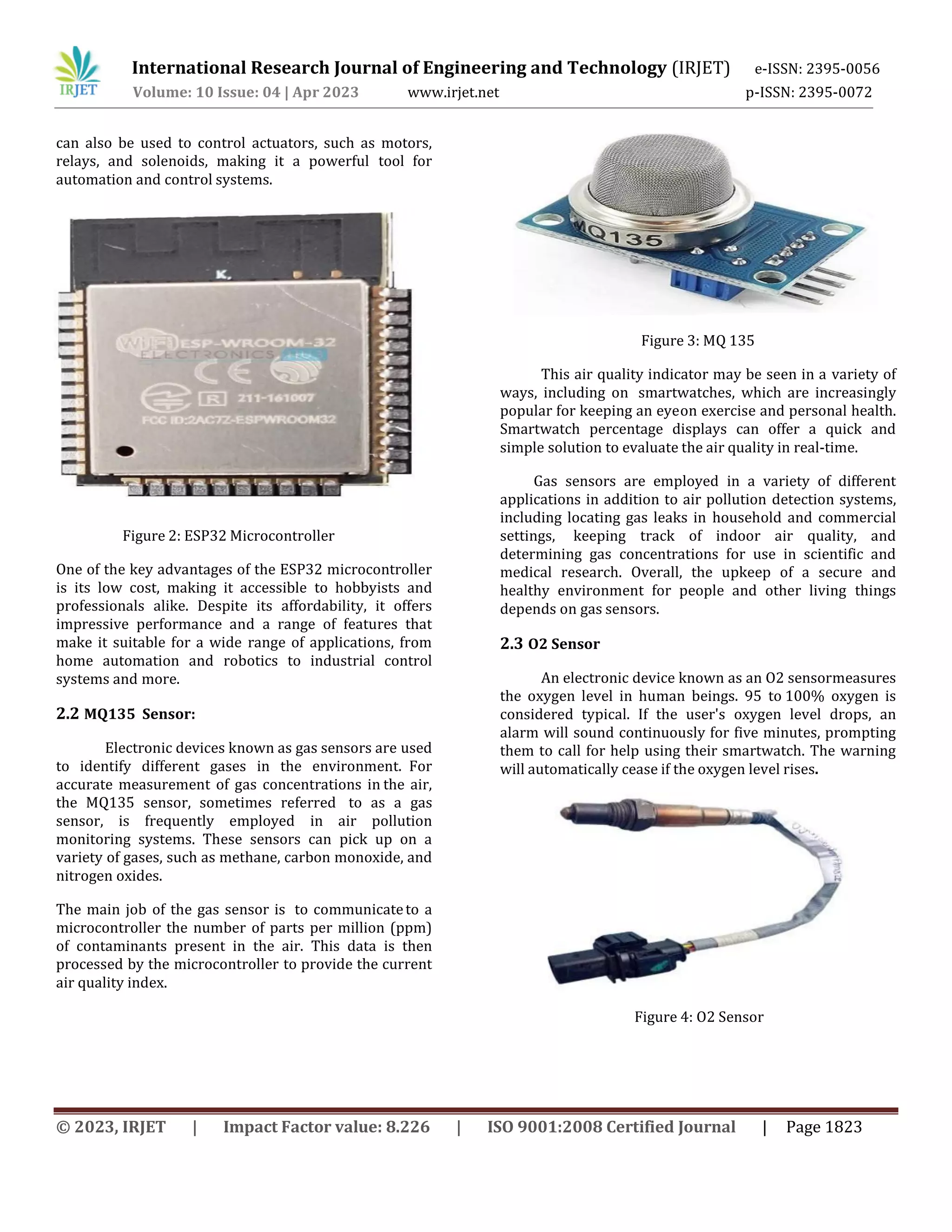DETECTION AND INTIMATION OF AIR POLLUTIONPERCENTAGE IN SMARTWATCH | PDF