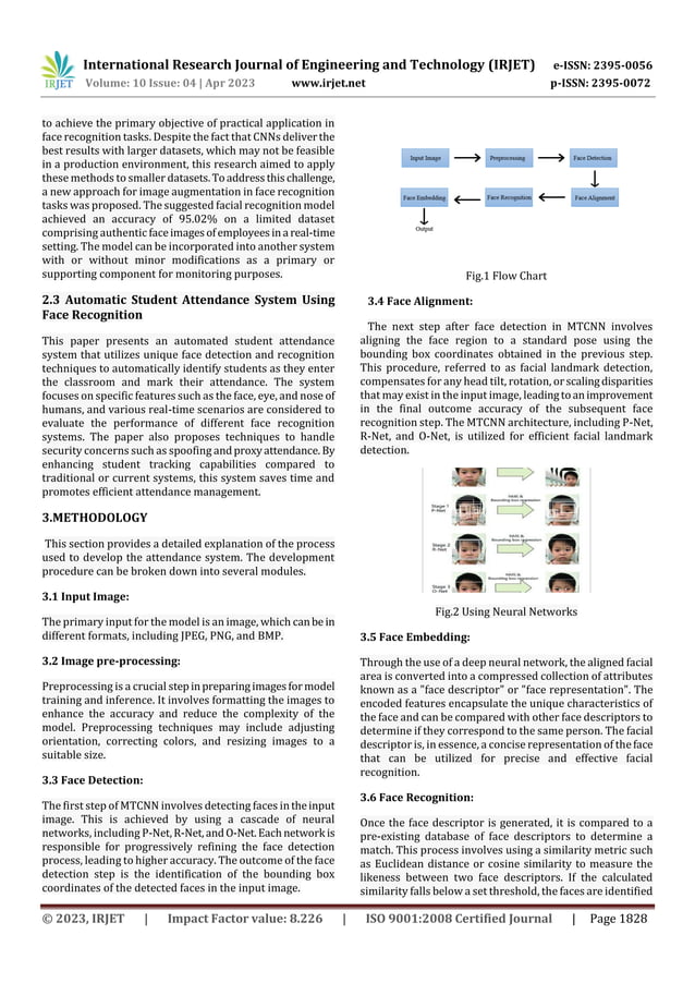 MTCNN BASED AUTOMATIC ATTENDANCE SYSTEM USING FACE RECOGNITION | PDF MTCNN BASED AUTOMATIC ATTENDANCE SYSTEM USING FACE RECOGNITION | PDF