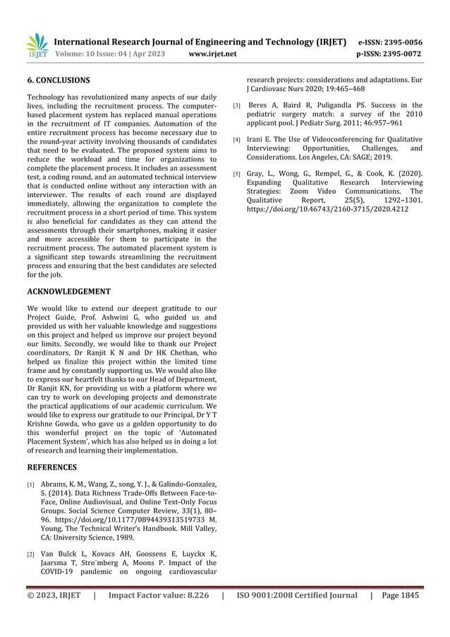 Automated Placement System | PDF