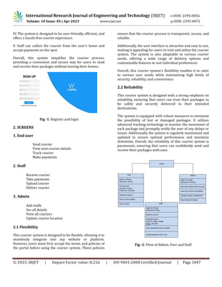 Online Courier Management | PDF